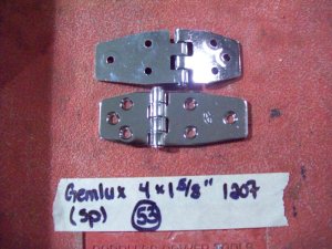 Gemlux Top Mount Coastal Hinge 4 x 1 5/8 1207 Gemlux Top Mount Coastal ...