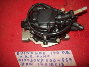 Johnson/Evinrude VRO Fuel Pump kit 0174304 5004559 Johnson/Evinrude VRO ...