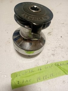 Lewmar 16ST Winch Lewmar 16ST Holdfast Sailboat Winch [Lewmar 16ST ...