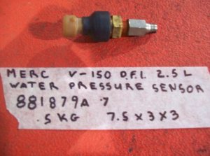 Mercury water pressure sensor 881879A7, 859596 Mercury Mariner water ...