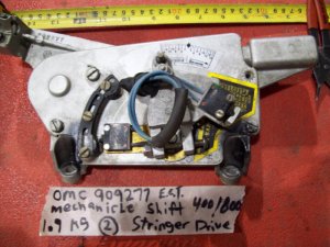 OMC 800 shift assembly adapter housing cable converter box OMC 800 ...