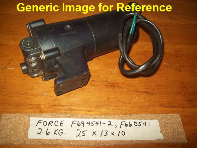 Force Trim Pump Motor Assy F694541-1, F660541 Force Trim Pump Motor ...