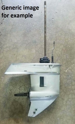 Honda BF 50 Lower Unit Honda Outboard Lower Unit BF 50 45 40 35 [Honda ...