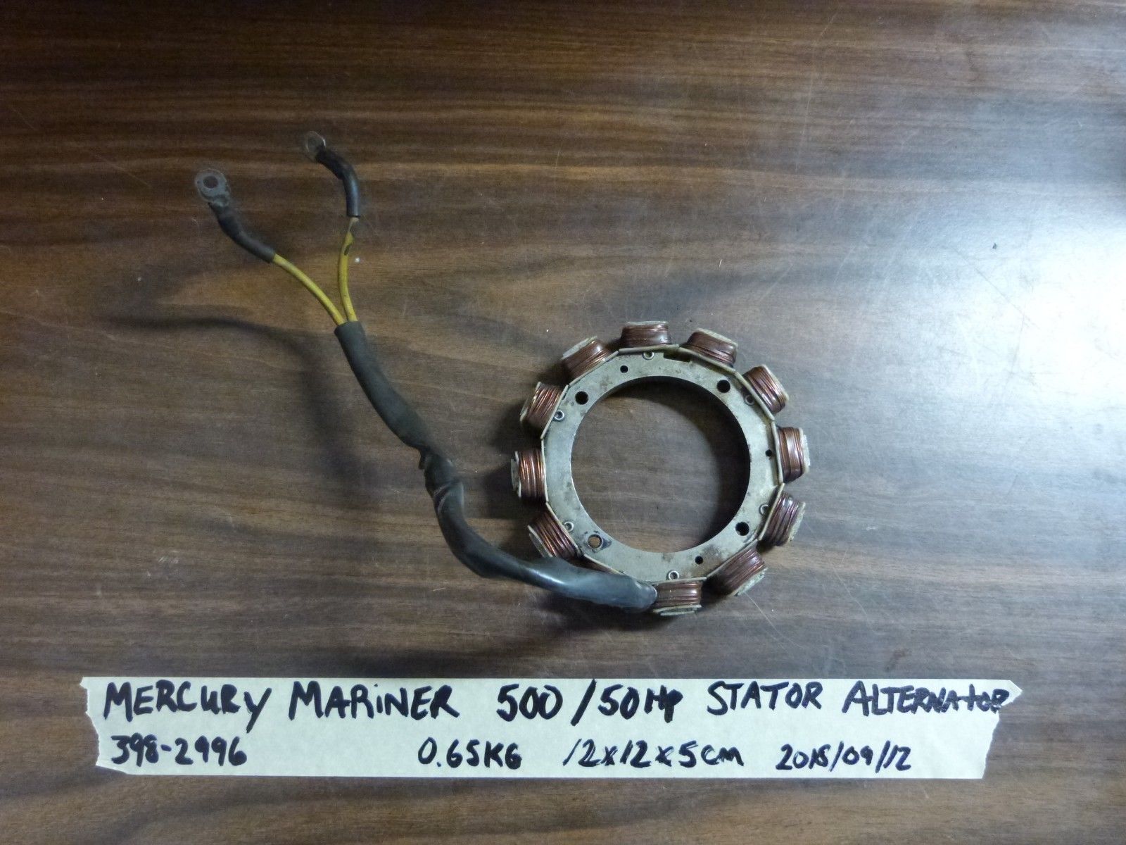 MERCURY MARINER 500 50HP STATOR 398-2996, 2996 MERCURY MARINER 500 50HP ...