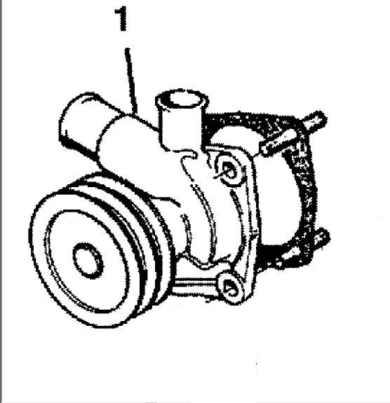 MerCruiser VM Water pump 2.8 4.2 854179 816829 MerCruiser VM D-TRONIC ...