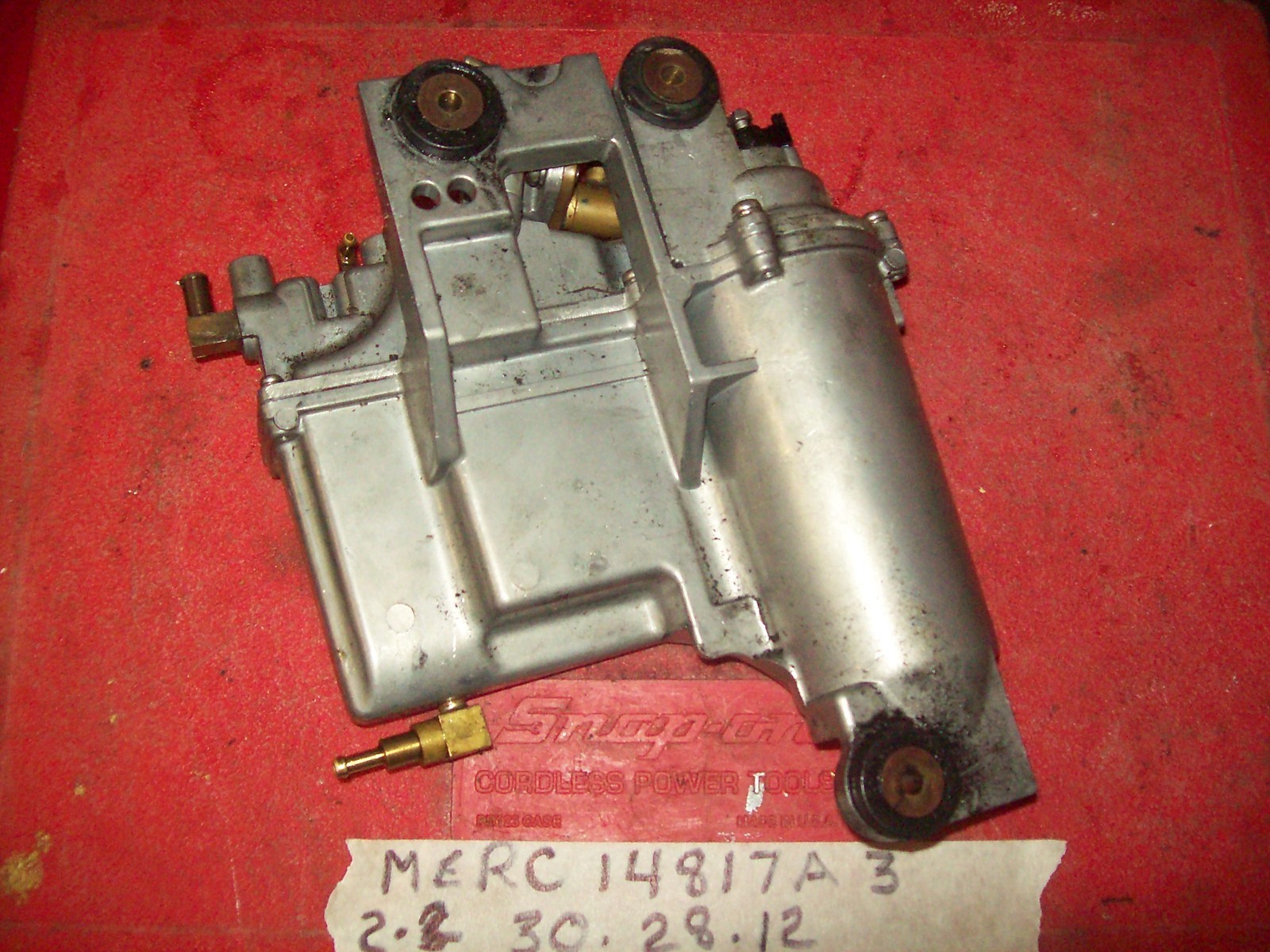 Mercury Mariner Fuel Evaporator Body 814011-1 & Pump 809088T1 Mercury ...