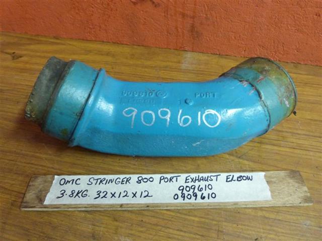 OMC Port Exhaust Elbow 909610, 0909610 OMC Stringer 800 V8 185 200 225 ...