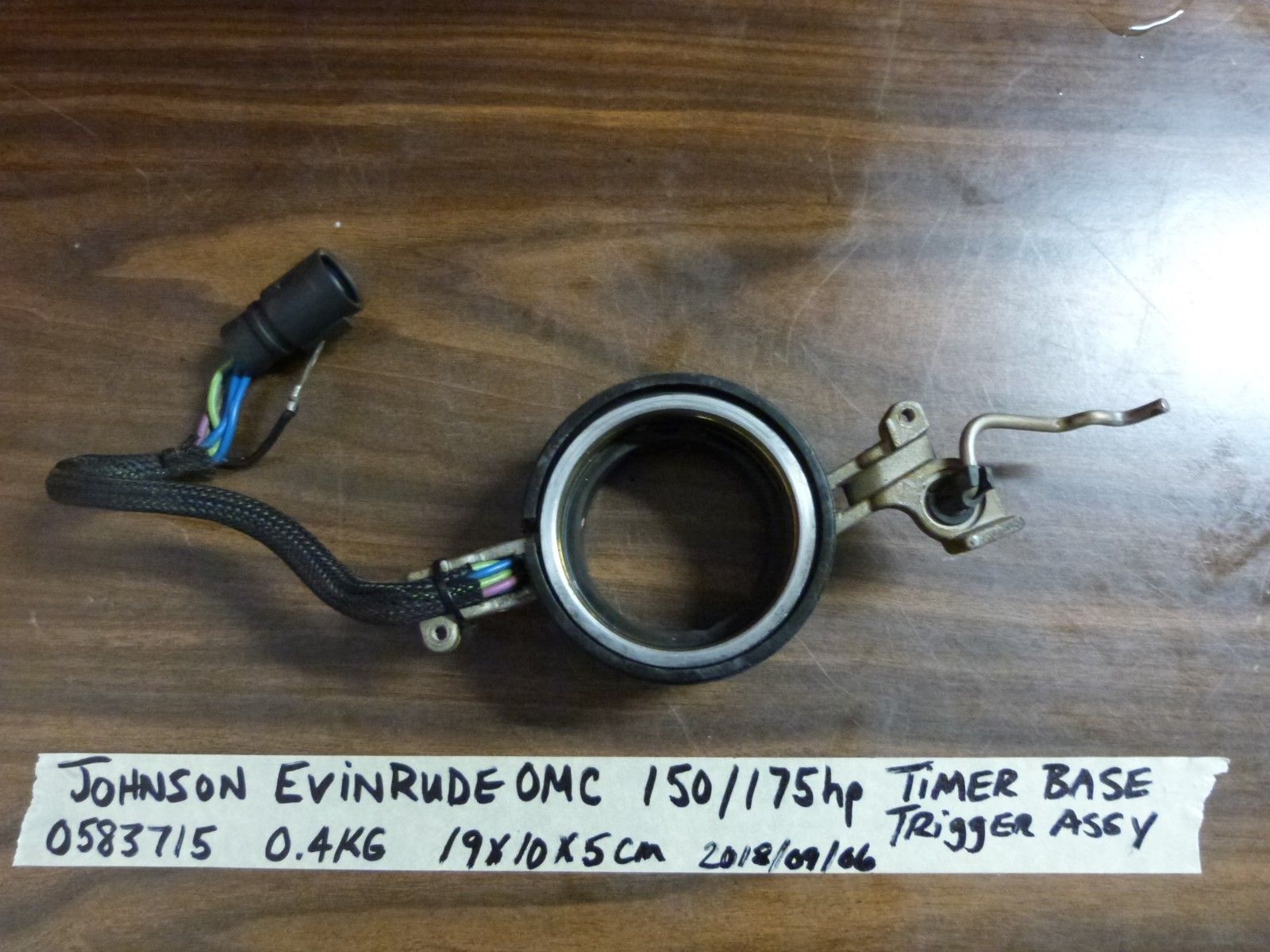 JOHNSON EVINRUDE OMC 150 155 175 HP V6 TIMER BASE SENSOR TRIGGER ...